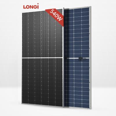 China DJSC 540 Watt Bifacial Solar Panel Mono 500W 525W 530W 535W Solar Cells Price Cost of Solar Panel Installation for Home for sale