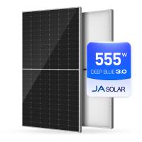 China JA Solar Panels Mono Full Black 450W 500 Watt 540W 550W 560W Bifacial Pv Panel Solar Modules for sale