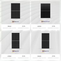 China JA Solar Panels Mono Full Black 450W 500 Watt 540W 550W 560W Bifacial Pv Panel Solar Modules for sale