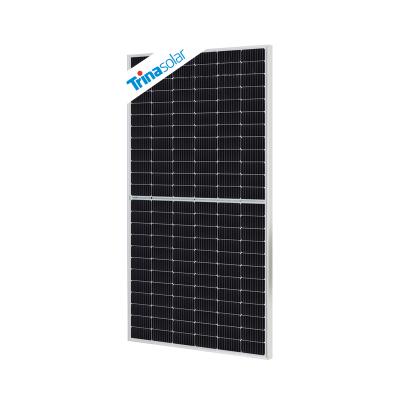 China 420W 460W 550W 585W 700W China Manufacturer Wholesale Trina PV Module 9BB 10BB  Half-cut 144cell Mono Solar Panel for sale