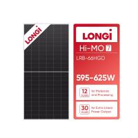 China Longi Solar Panel 600W 605W 610W 615W 620W 625W Half Cell Bifacial Solar Panels High-performance PV Modules LONGI Himo 7 for sale