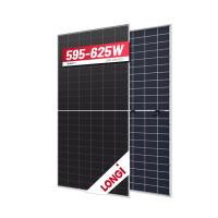 China Longi Solar Panel 600W 605W 610W 615W 620W 625W Half Cell Bifacial Solar Panels High-performance PV Modules LONGI Himo 7 for sale