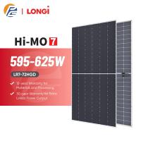 China Longi Solar Panel Himo7 N Type Bificial PV Module 600 Watt 605 610 615 620W Mono Solar Panel Commercial Solar Panels for sale