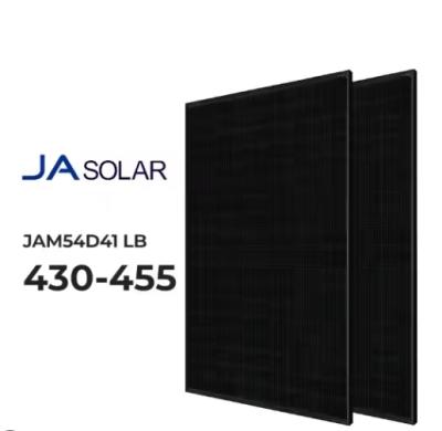 China Ja Jam54D41 Lb 430-455W Custom Shaped Solar Panels N-Type Bifacial Dual Glass Solar Panel for sale