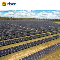 China Best Quality Risen 700Watt 710W 720W 730W MONO N Type HJT Bifacial Double Glass PV Module Solar Panel for sale