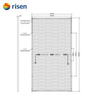 China Best Quality Risen 700Watt 710W 720W 730W MONO N Type HJT Bifacial Double Glass PV Module Solar Panel for sale