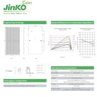 China Photovoltaic Pv Panels 460w Jinko Solar Module 460w 465w 480w Tracking Solar Panel for Home Residential Use for sale