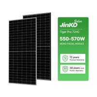China Jinko 550W-570W Solar Panel 144 Cells Jinko Tiger Pro PV Module for PV System Complete Jinko Mono Solar Panel for sale