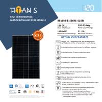 China Risen Mono Perc Module Solar Panel 390w 395w 400w 405w 410w Monocrystalline Solar Panel Wholesale Balkonkraftwerk 600 800w for sale