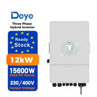 China Hot Selling Deye SUN-12K-SG02LP1-EU-AM3 Single Phase 12000W 12KW Solar Hybrid Inverter for Home Solar System for sale
