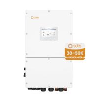 China High Efficiency in Stock Hybrid Three 3 Phase High Voltage 10KW 15KW 20KW 30KW 40KW 50KW Solis Solar Inverter for sale