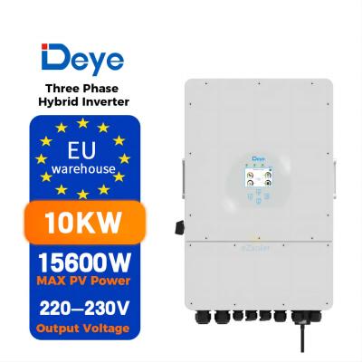 China Deye Hybrid Inverter 10KW 12KW Single Phase Deye Solar Inverter SUN-10K-SG02 LP1-EU-AM3 SUN-12K-SG02 LP1-EU-AM3 for sale