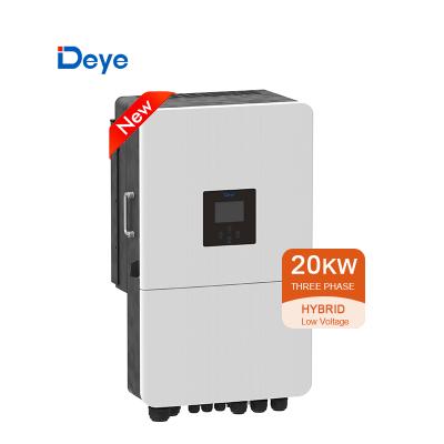 China Deye SUN-20K-SG05LP3 -EU-SM2 Three Phase Low Voltage LiFePO4 Battery 20KW Deye Hybrid Inverter for sale