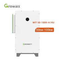 China Growatt Hybrid High Voltage 3 Phase Hybrid Inverter 50Kw 63Kw 75Kw 100Kw WIT 50-100K-H/HU UPS Solar Inverters for sale