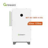 China Growatt 3 Phase WIT 50-100kW Hybrid Inverter 50kw 63kw 75kw 100kw WIT 50-100K-H/HU UPS for sale