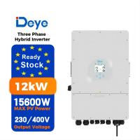 China Deye SUN-12K-SG02LP1-EU-AM3 12KW Hybrid Inverter Single Phase MPPT Controller Deye Hybrid Solar Power System for sale