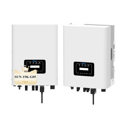 China Deye All Series Solar Inverters on Grid Grid Tie String Three Phase 15KW SUN-15K-G05 on Grid Tie High Voltage Battery Inverter for sale