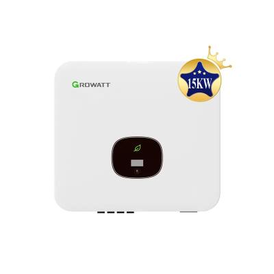 China Growatt MOD 15KTL3-X Competitive Price Solar Inverter 15kw Three Phase on Grid 2 MPPT WIFI Inverter in Stock in Europe for sale