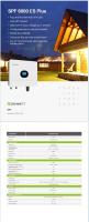 China Hot Selling Growatt SPF 3500 5000 6000 ES Plus Single Phase Off-Grid Storage Inverter DC AC 3.5-6kw With High-speed Transport for sale