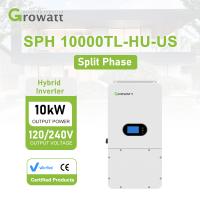 China Growatt Inverters 10Kw 12Kw Split Phase Off Grid Hybrid Pure Sine Wave Inverter for sale