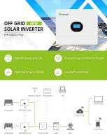 China Growatt 6 Kw Solar Inverter Off Grid Hybrid 5kw 6kw SPF 5000ES 6000ES Plus Pure Sine Wave Inverter With Charger 6000w 48v for sale