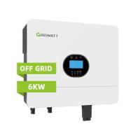 China 6KW 48V GROWATT SPF 6000 ES Plus 6000w Off Grid Solar Single Phase Home Off Grid Inverter for Complete Solar System for sale