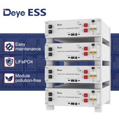 China Deye Battery SE-G5.1 Pro-B LiFePO4 51.2V 100Ah 5.12kwh Energy Storage Deye Lithium Batteries Bateria Lithium LiFePO4 for sale