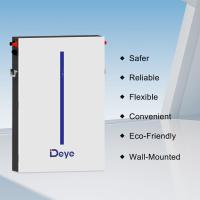 China Deye RW-M6.1 LiFePO4 51.2V 100Ah 120Ah 5.53KWH Energy Storage Wall-Mounted Solar System 6.14KWH Hv Battery From Deye Power for sale