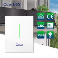 China Deye RW-F10.2 LiFePO4 Lithium Ion Energy Storage Battery Wall-Mounted Solar Power System with Lithium Batteries for sale