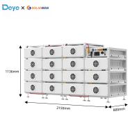 China Deye BOS-B 2025 New Arrival Home Energy Storage System 51.2v Lifepo4 Lithium Solar Battery 280Ah for sale