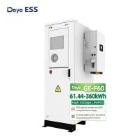 China Deye Lithium Battery 61.44kwh-360kwh High Voltage All in One Rack Mount LiFePO4 Battery for Solar Energy System for sale