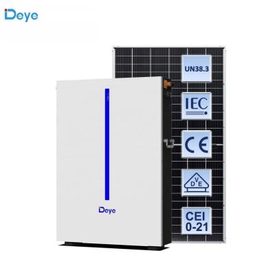 China Deye RW-M6.1-B Home Energy Storage System with Best Solar Lifepo4 Lithium 10 Year Warranty for sale