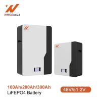 China WingoSolar 1-Phase 24V 3.5kW 48V 5.5kW Single Phase Hybrid Inverter Low Voltage 48V/51.2V 100Ah 200Ah 5kWh 10kWh Lithium Battery for sale