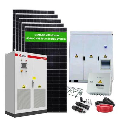 China Commercial 300KW Photovoltaic Panel Systems 300KVA Cost of Solar and Battery System Complete Solar Panel System for sale