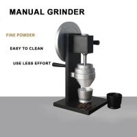 China Customized Size 83mm Conical Burr Coffee Grinder Hand Crank Aluminum Alloy Body for Coffee Tea Tools for sale
