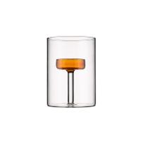 China Handmade Small Size Glass Jar Candle Holders for Romantic Atmosphere on Valentine's Day for sale