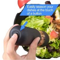 China Electric Pepper Grinder Set Sustainable Ceramic Mills for Home and Solid Seasonings for sale