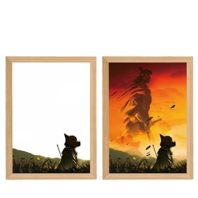 China Elegant and Stylish Desktop Atmosphere Lamp for Black Myth Monkey King Night Light for sale