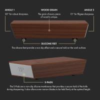 China Stocked Multifunctional Kitchen Accessory Kit Walnut Aluminium Alloy Magnetic Diamond for sale