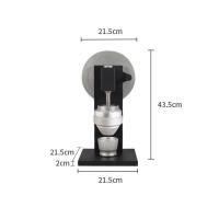 China White Aluminum Steel Burr Manual Coffee Grinder for Home kfj127 for sale