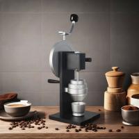 China White Aluminum Steel Burr Manual Coffee Grinder for Home kfj127 for sale