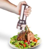 China Electric Stainless Steel Salt and Pepper Grinder for Kitchen Spice Grinding Mills Type for sale