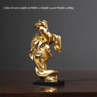 China Modern Home Decor The Thinker Accent Luxury Modern Art Antique Bamboo Resin Sculpture for sale