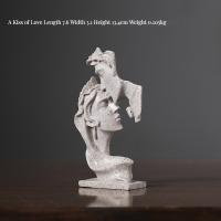 China Modern Home Decor The Thinker Accent Luxury Modern Art Antique Bamboo Resin Sculpture for sale