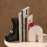 China Upgrade Your Book Collection with Luxury Ceramic Bookends in Modern Art Antique Style for sale