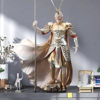 China Home Ornament Black Mythology Monkey King Fights Buddha Figure for Contemporary Design for sale