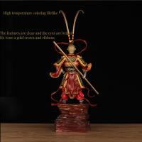 China 3D Resin Black Myth Monkey King-Sun Wukong Golden Hoop Figure for Contemporary Design for sale