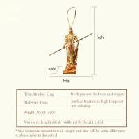 China Anniversary Occasions Customized Color 3D Resin Figure Collectible Metal Monkey King for sale