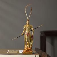China Anniversary Occasions Customized Color 3D Resin Figure Collectible Metal Monkey King for sale