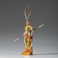 China Anniversary Occasions Customized Color 3D Resin Figure Collectible Metal Monkey King for sale